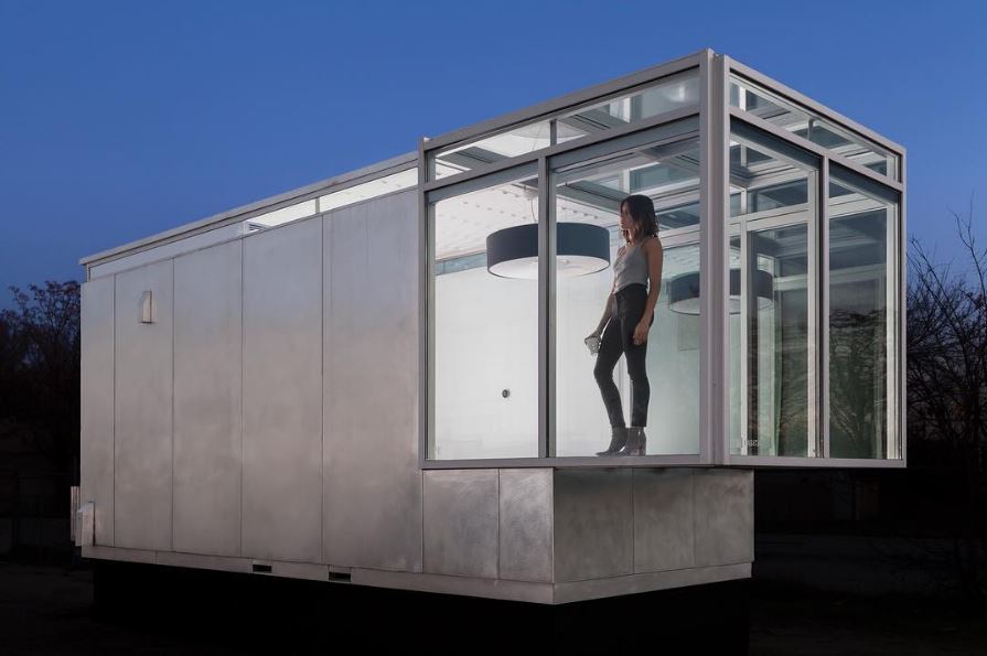 Stackable, IoT-enabled dumpster homes to address urban housing crisis