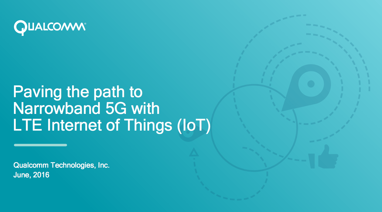 Paving the path to Narrowband 5G with LTE IoT