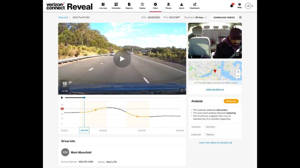 Verizon Connect unveils AI Dashcam for fleet managers