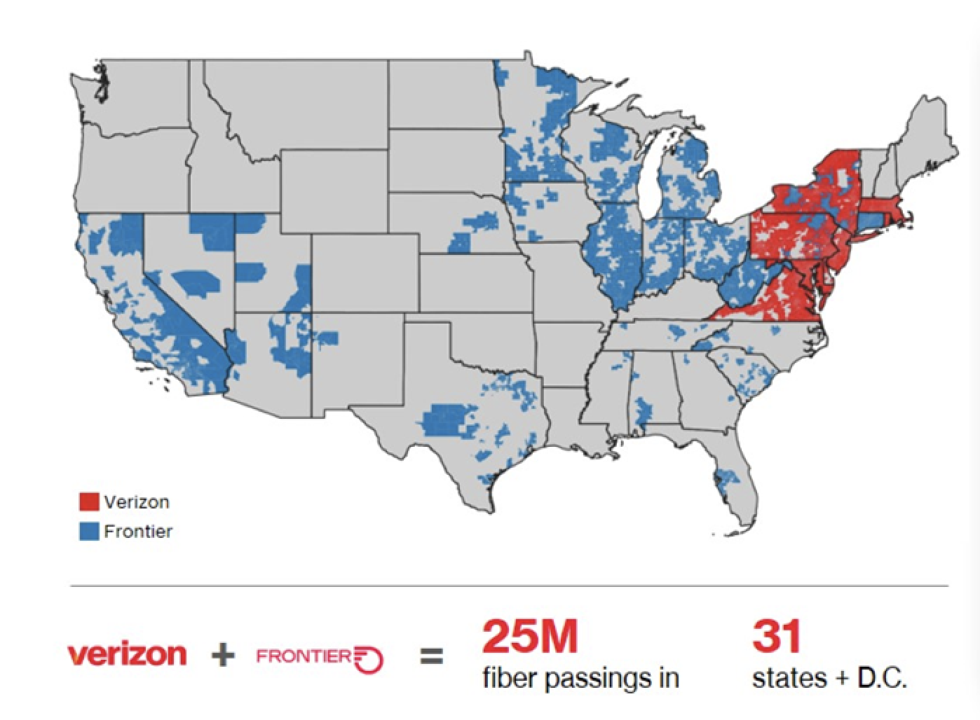 Verizon to develop fiber footprint with $20 billion Frontier ...